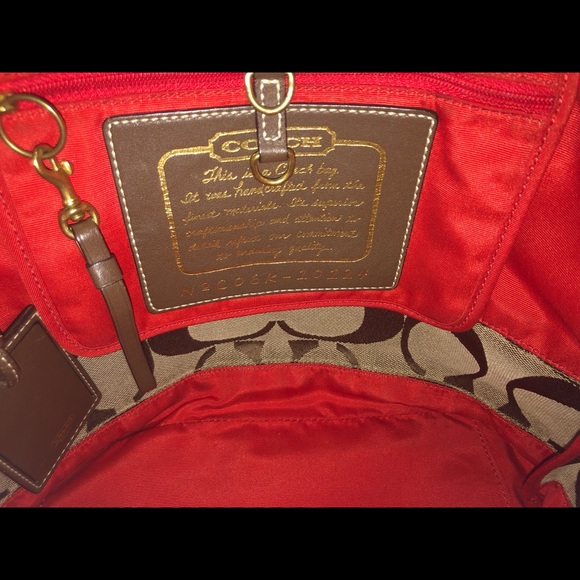 Coach | Bags | Coach Signature Logo Reversible Shoulder Purse | Poshmark